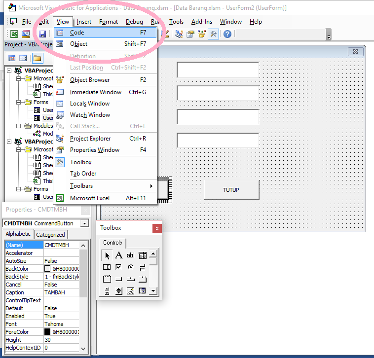 MEMBUAT FORM ISIAN DATA SEDERHANA pada Ms. EXCEL | Novandha Putri