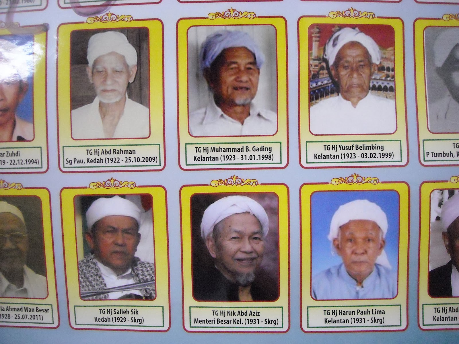 Generasi Remaja Cemerlang: Poster Ulama' Besar Alam Melayu