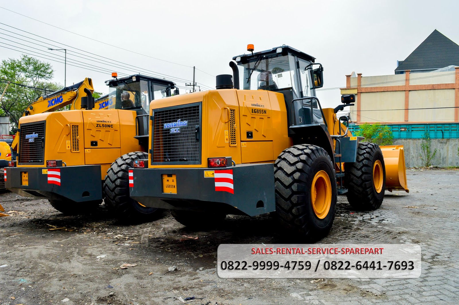 Wheel Loader Lonking LG855N dan ZL50NC 3 kubik Spesifikasi Lengkap