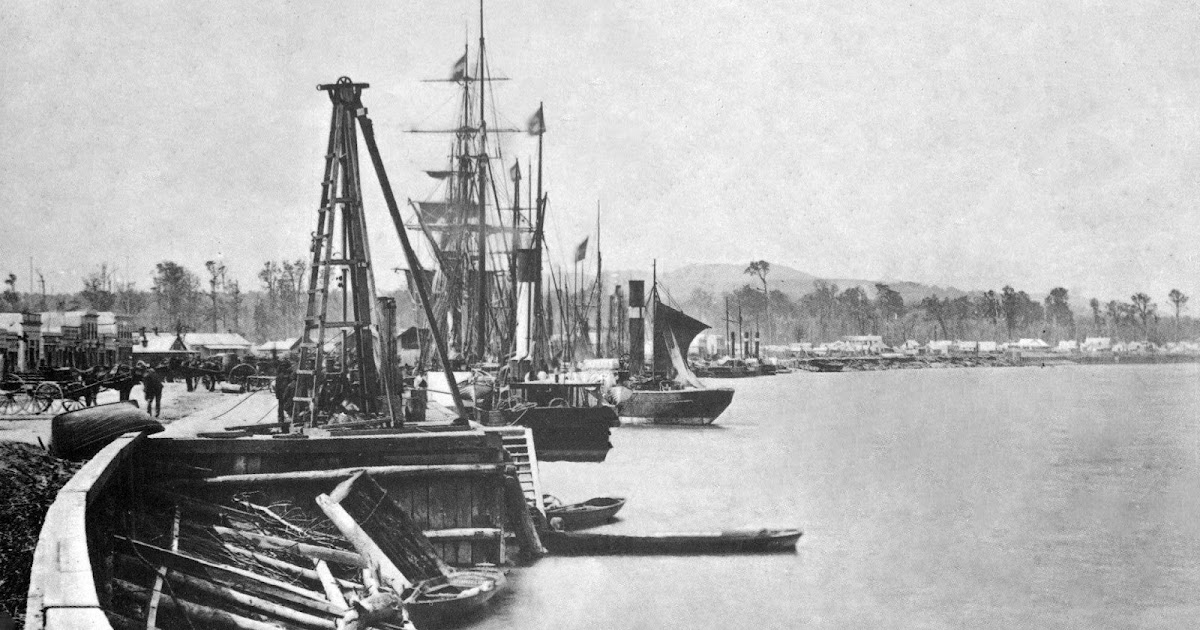 transpress nz: ships in Hokitika, circa 1868
