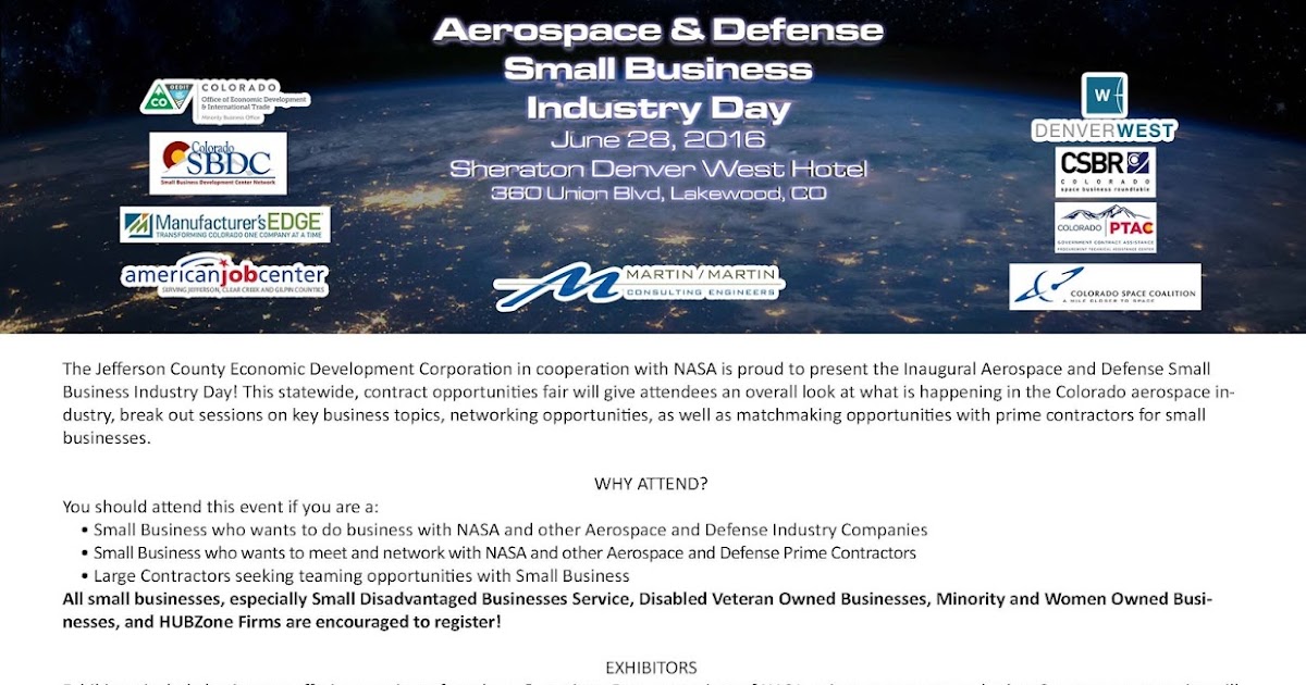 NASA Office of Small Business Programs: Inaugural Aerospace and Defense ...