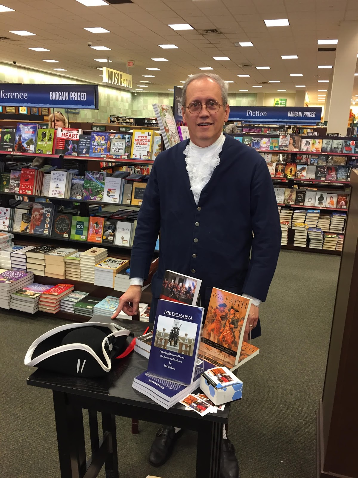 Portray John Jay: Phil Webster/ John Jay at Salisbury MD Barnes and ...