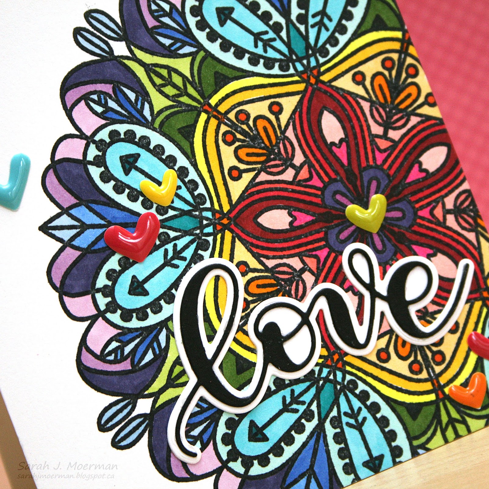 My Impressions: Simon Says Stamp Emma Background Stamp - 3 Ways