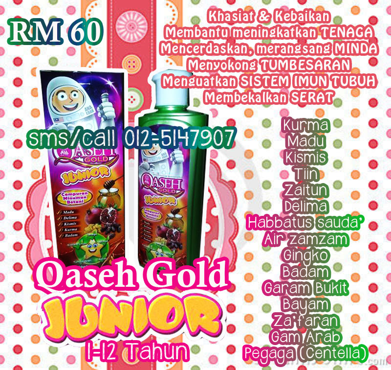 QASEH GOLD JUNIOR UNTUK PERMATA HATI ANDA