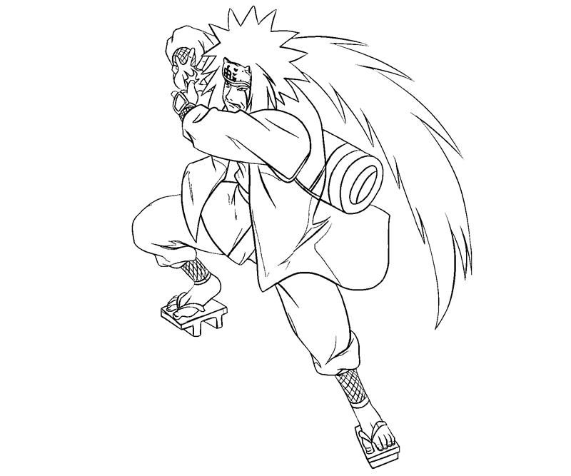 Jiraiya Coloring Pages
