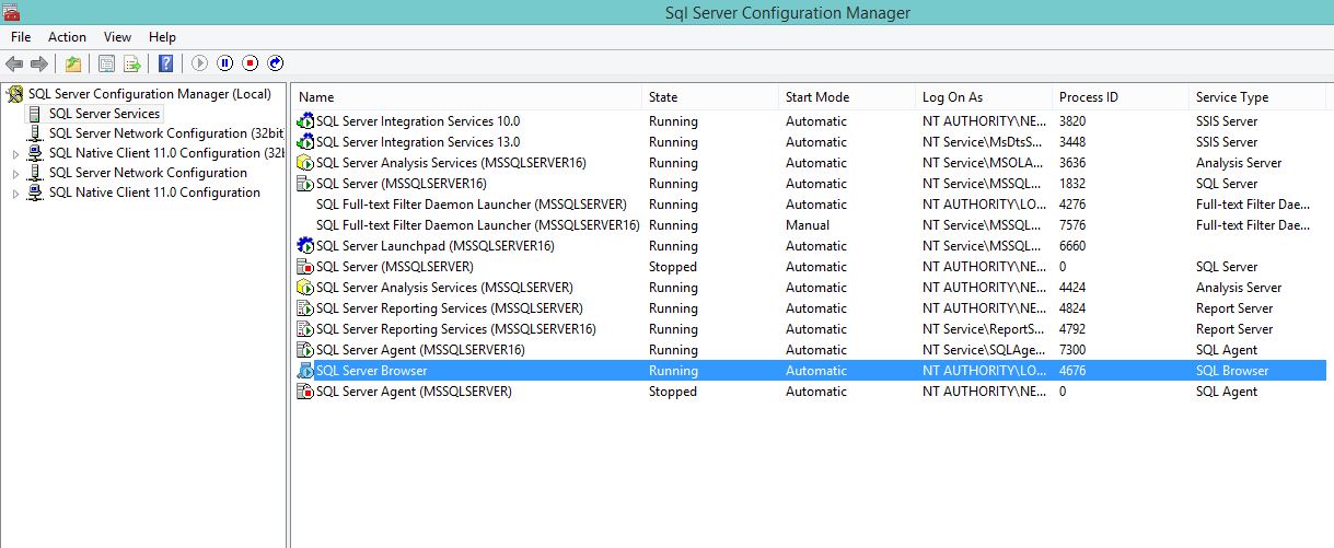 Named Pipes Provider, error: 40 - Could not open a connection to SQL ...