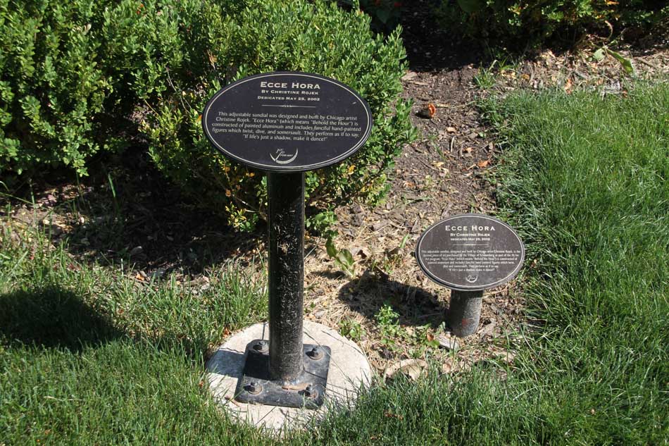 Public Art in Chicago: Schaumburg [Ecce Hora - By Christine Rojek]