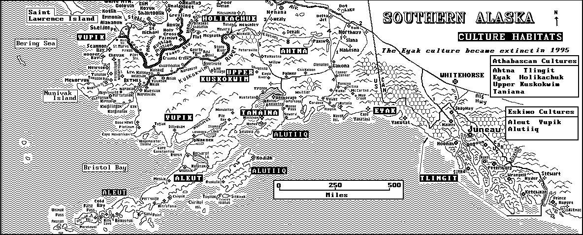 Map Of Alaska Native Villages - United States Map
