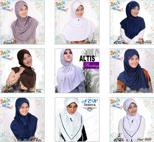 Contoh Cara Memakai Jilbab Untuk Sekolah Cantik - Cara Memakai Jilbab