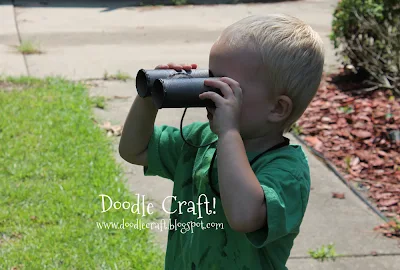 Spy Gear Binoculars! Little Boy Crafts!