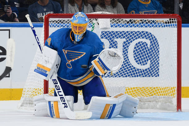 I Love Goalies!: Jake Allen 2018-19 Mask