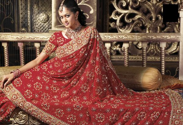 Wedding dresses gallery: bridal indian sari