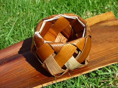 daily mades: palm tree leaf sheath and string