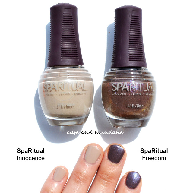 Cute and Mundane: SpaRitual Reflect nail lacquer collection review ...