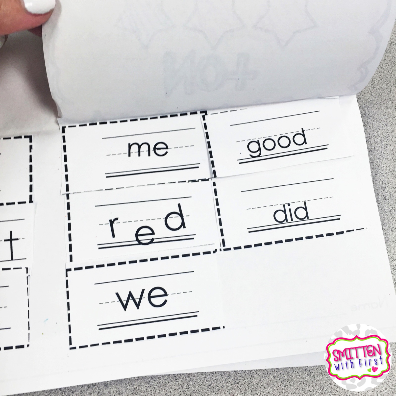 Handwriting Sort FREEBIE - Smitten with First