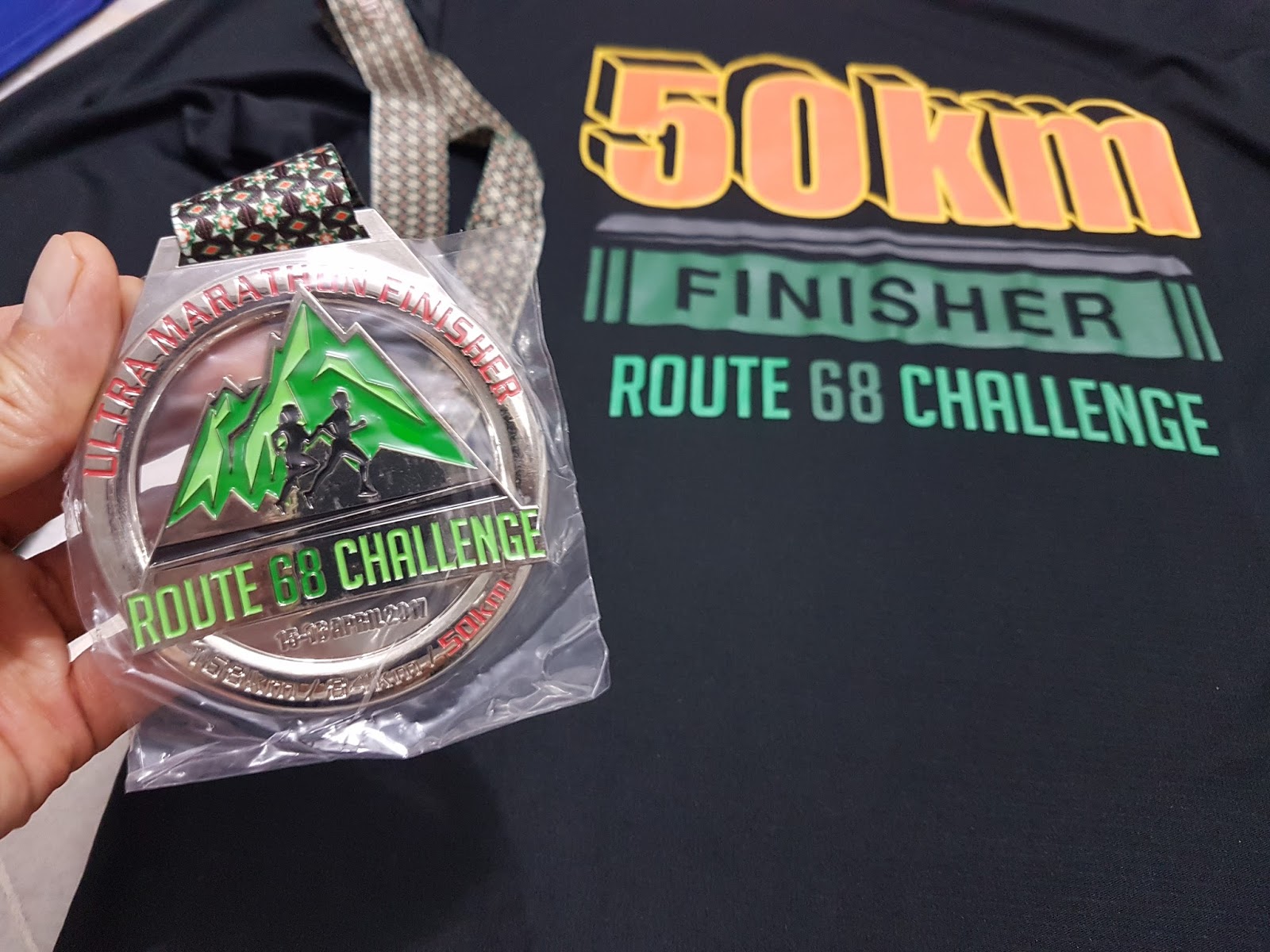 Race Report: Route 68 Challenge 2017 (50km) - virgin ultra marathon