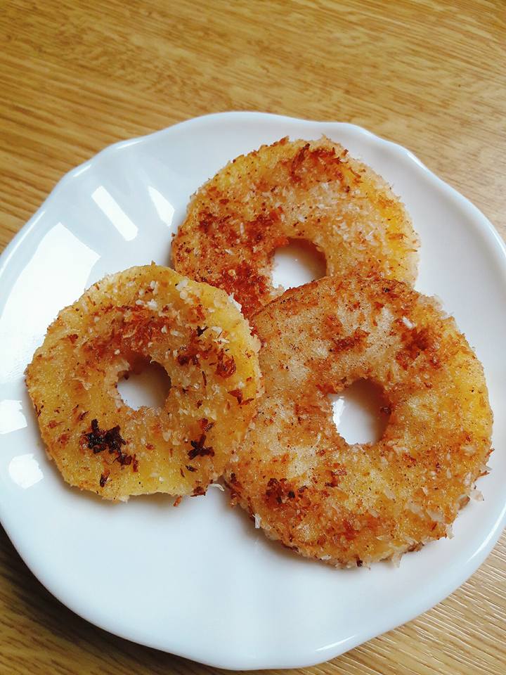 Saber viver com Fibromialgia: Maçã caramelizada com coco