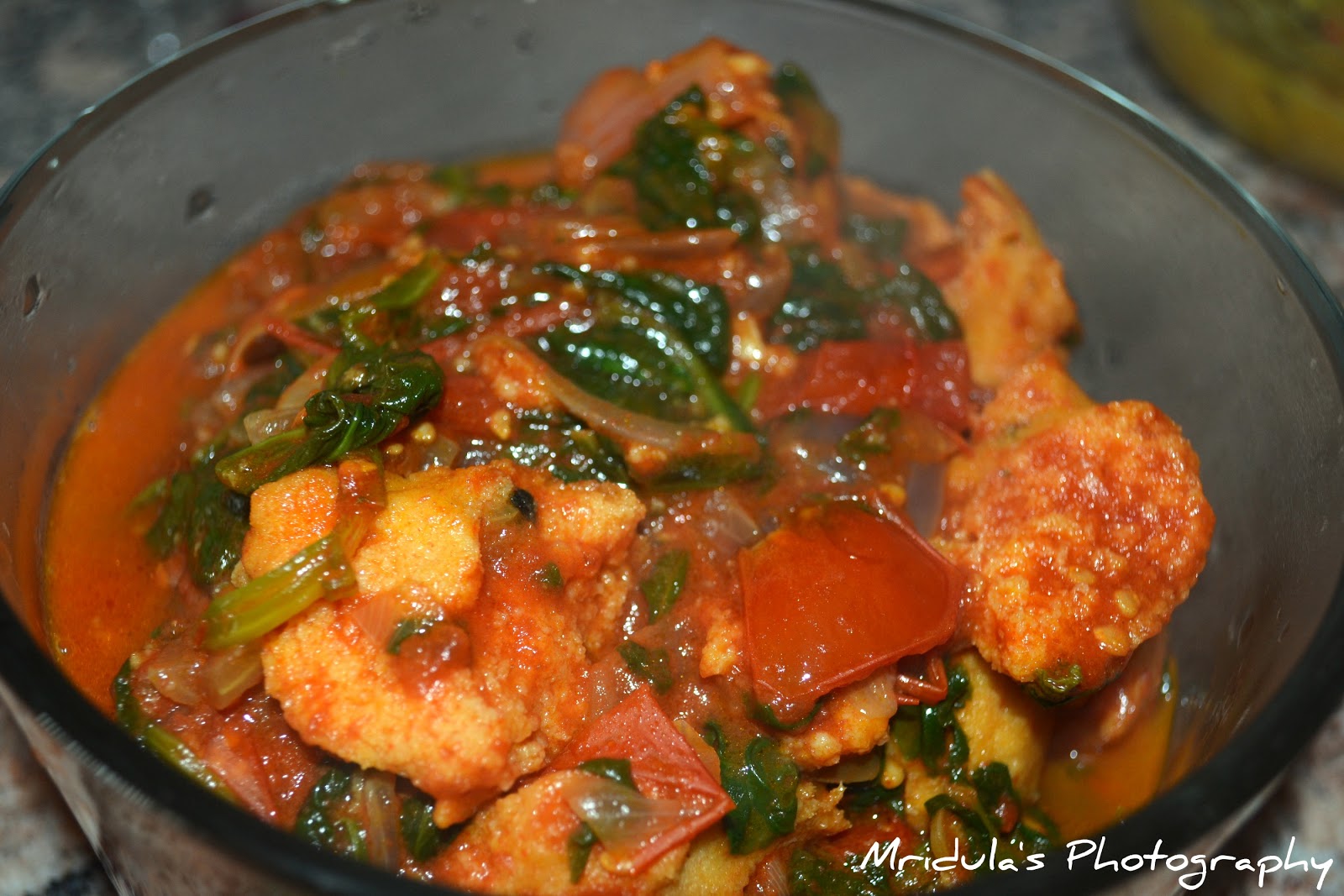 Every Day Cooking simplified...: Garelu Palakoora Curry