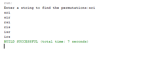 Permutations in Java