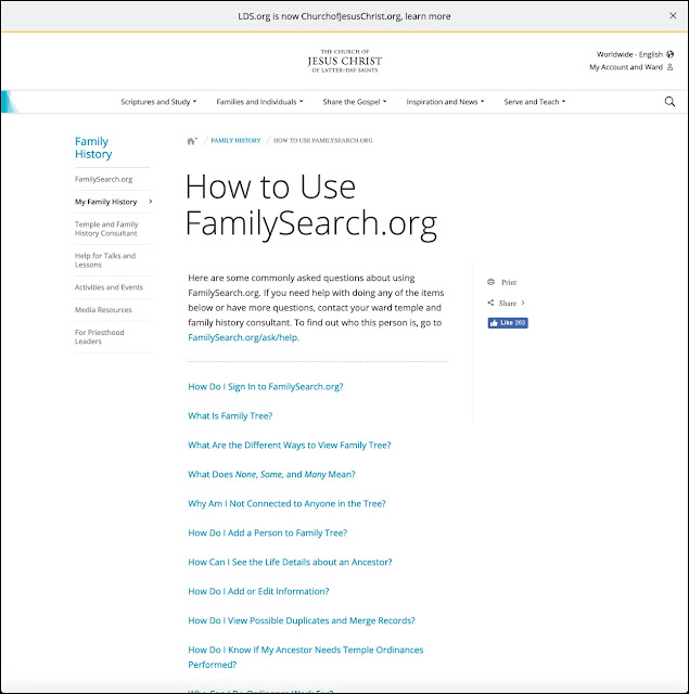 Rejoice, and be exceeding glad...: A List of All of the FamilySearch ...