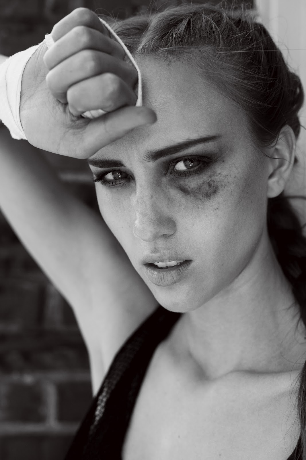 mode models blog: Megan Martin in "Fight Club" by Sam Moukhaiber