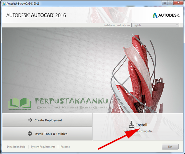 Cara Instal dan Aktivasi AutoCAD 16 Full - Ruang 1000 Ilmu