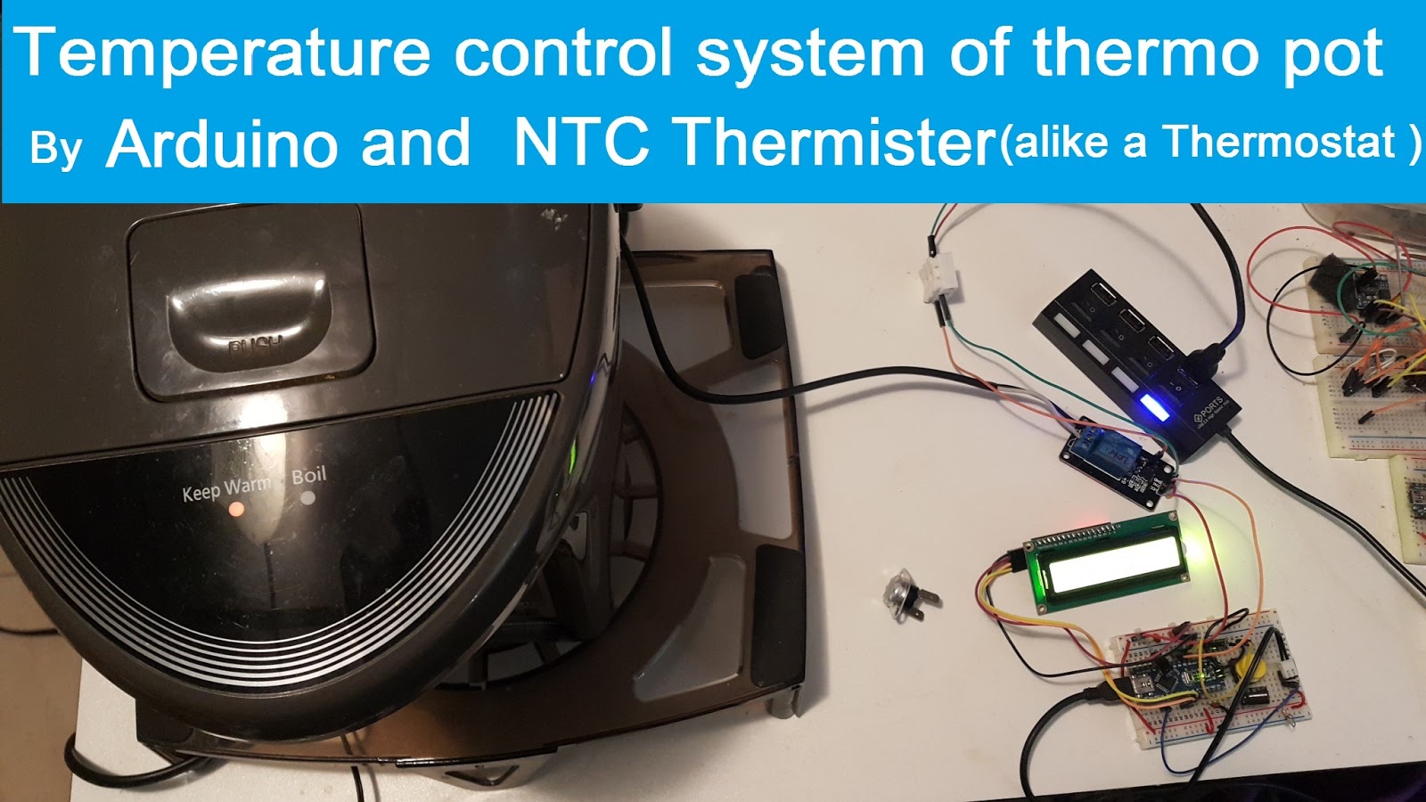 JoeGTEC's path: Temperature control system of thermo pot w/ an Arduino ...