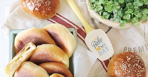 DreamersLoft: Cream Cheese Bun & Burger Bun using Japanese Yudane method