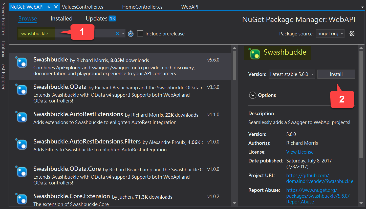 [WEB API] 使用 Swagger 自動產生 WebAPI 技術文件 ~ m@rcus 學習筆記
