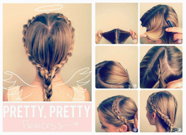 Braided Crown: Heart Shaped Hair Braid Style Tutorial for Valentine's Day