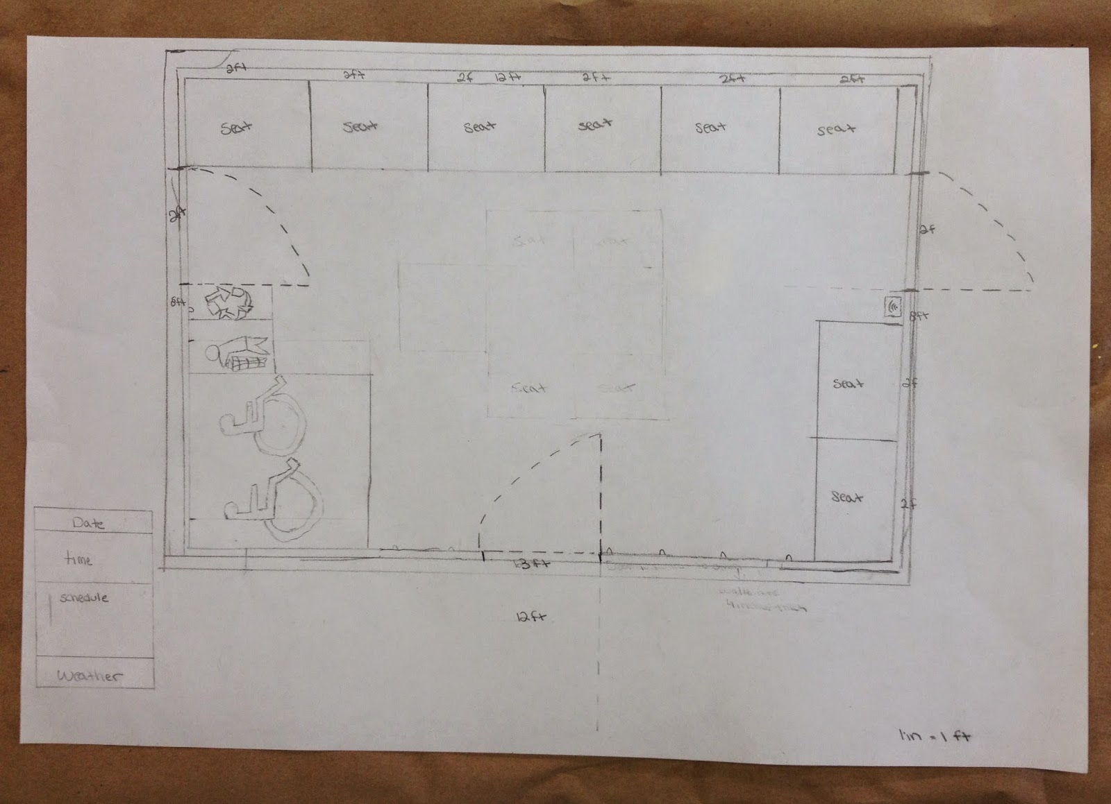 CSH/Brunswick School Bus Stop Project: CSH Practice Elevation Drawings