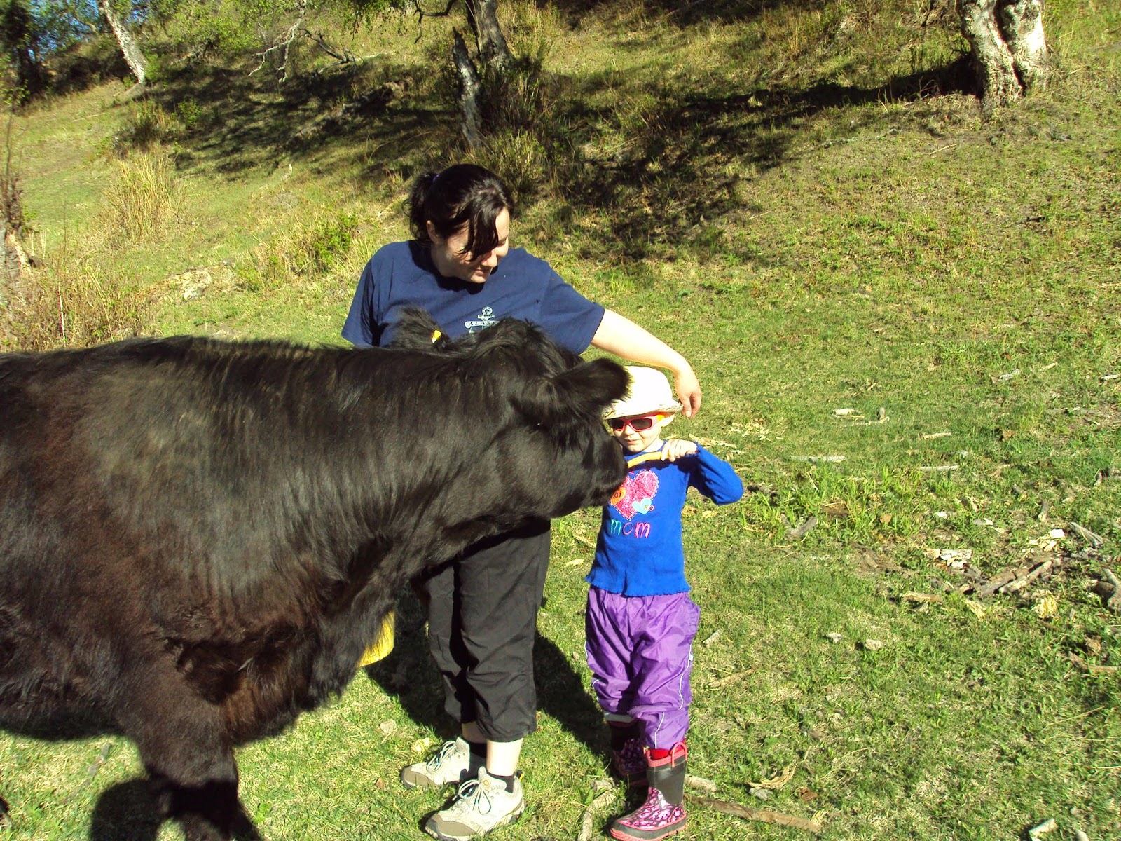 Wolverine Farm: Three Generations Check the Cows