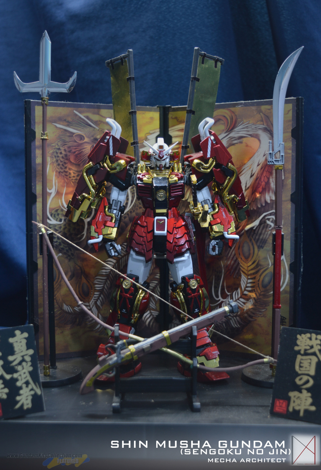 Custom Build: MG 1/100 Shin Musha Gundam (sengoku no Jin) ver. Mecha ...