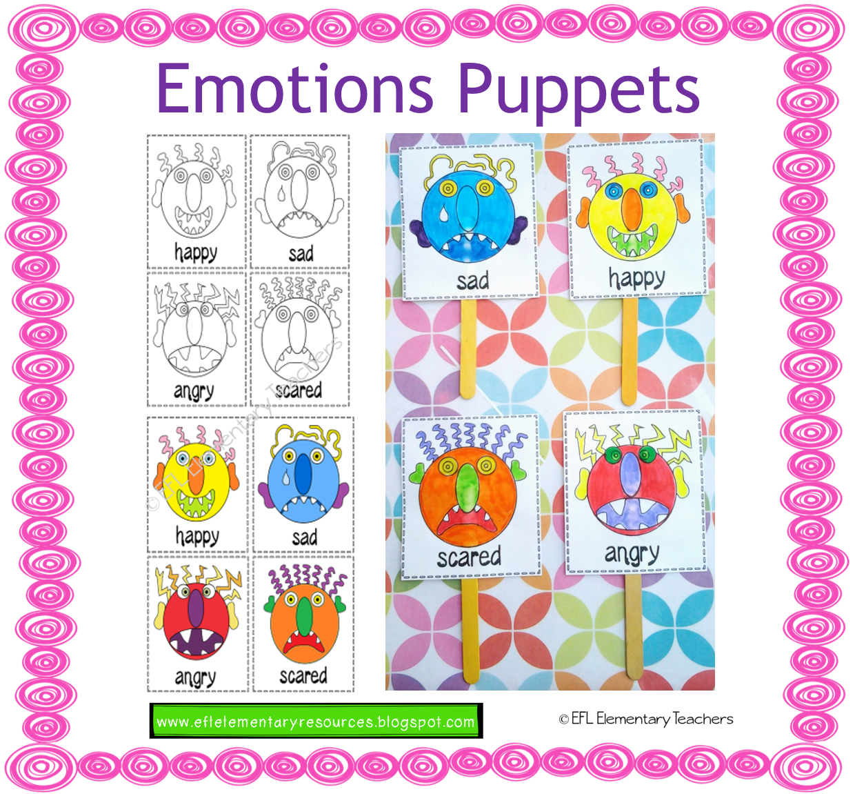 EFL Elementary Teachers: Feelings and Emotions Activities for ...