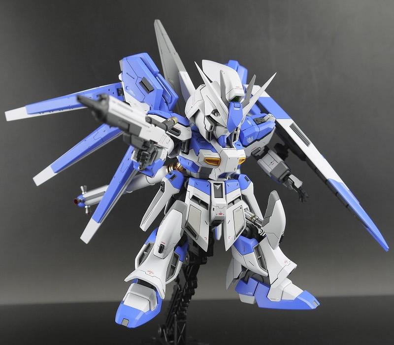GUNDAM GUY: SD RX-93-v2 Hi-v Gundam - Customized Build