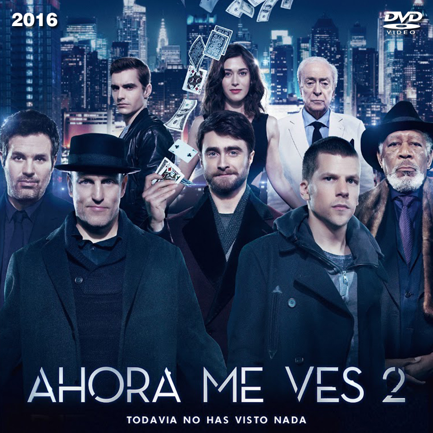 Caratulas de películas DVD para cajas CD: Ahora me ves... 2 - [2016]
