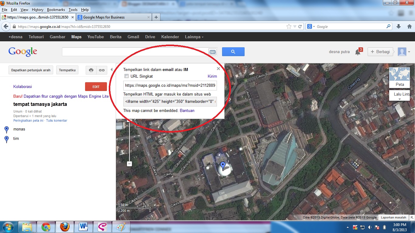 ANEKA INFO TEKNIK: CARA MEMBUAT PETA INTERAKTIF DI BLOG