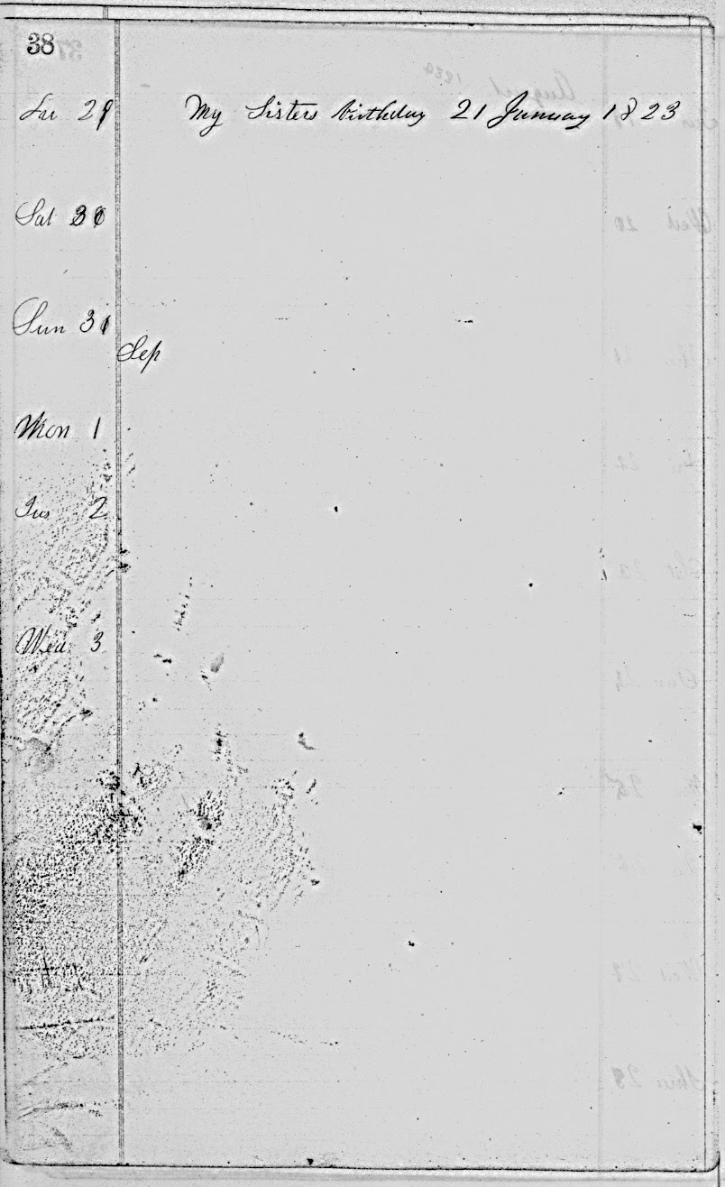 TheAncestorFiles: Ann Prior Jarvis Diary — Blank Pages, the Name Margaret