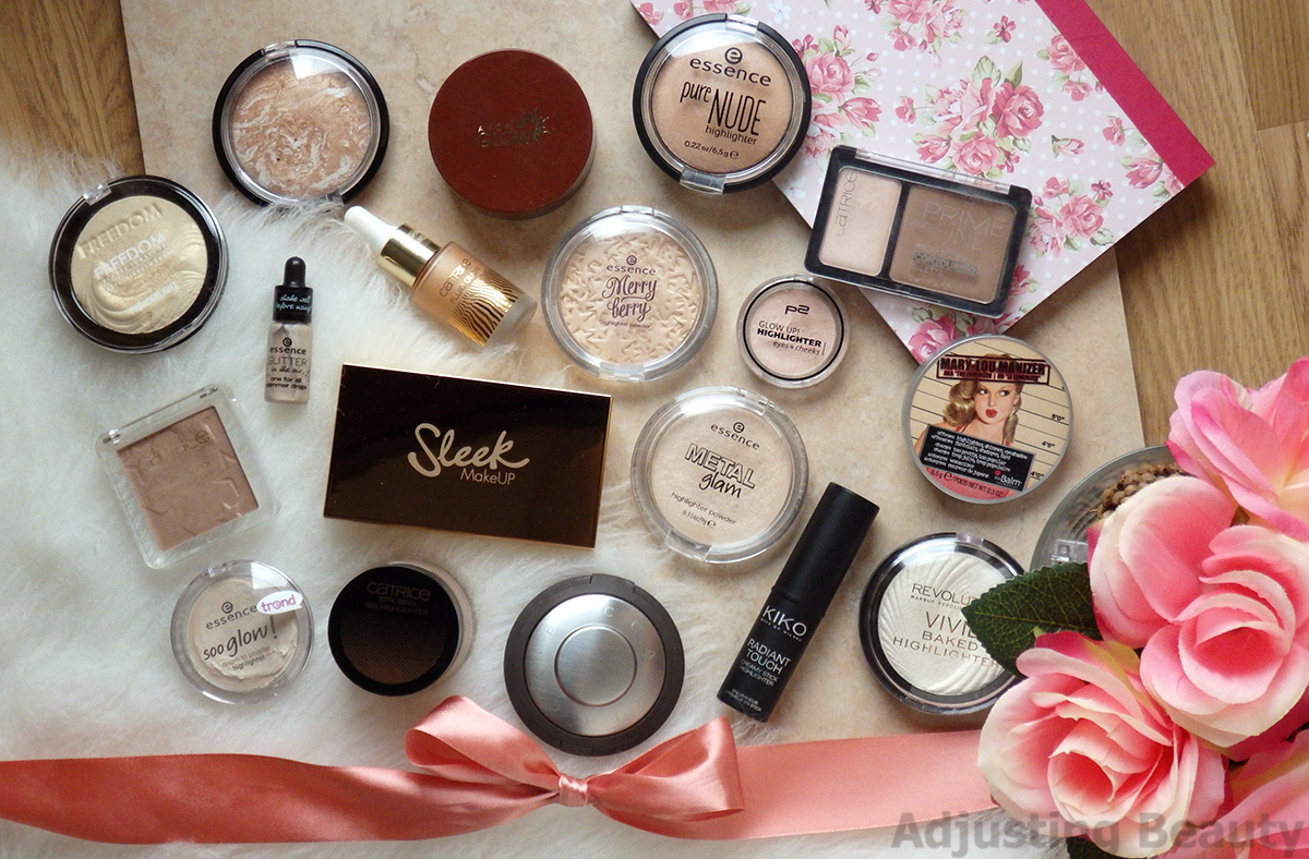 My Highlighter Collection - Adjusting Beauty