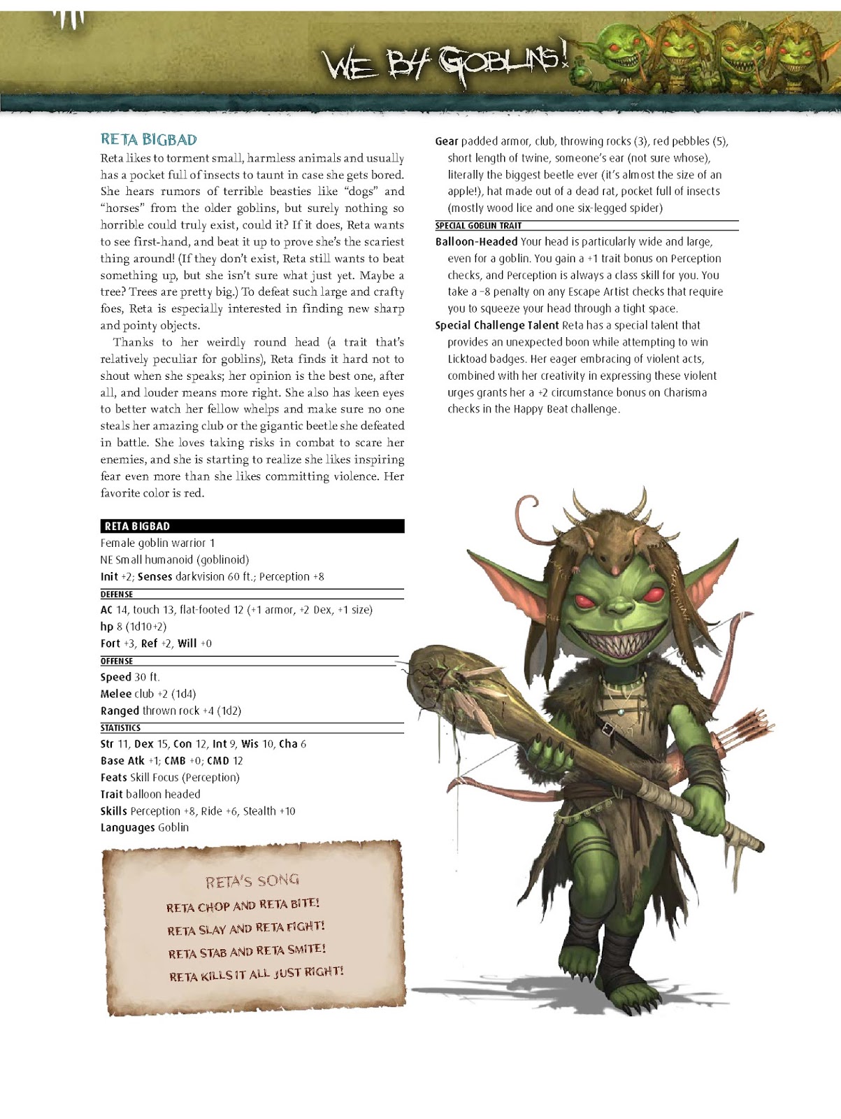 Dungeons and Dragons Encounters: Free RPG Day 2016 -- We B4 Goblins!