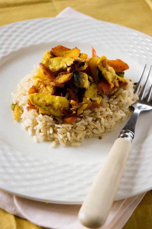 Starbooks: KHORESHTEH MORGH VA PORTEGHAL – POLLO CON ARANCE E ZAFFERANO