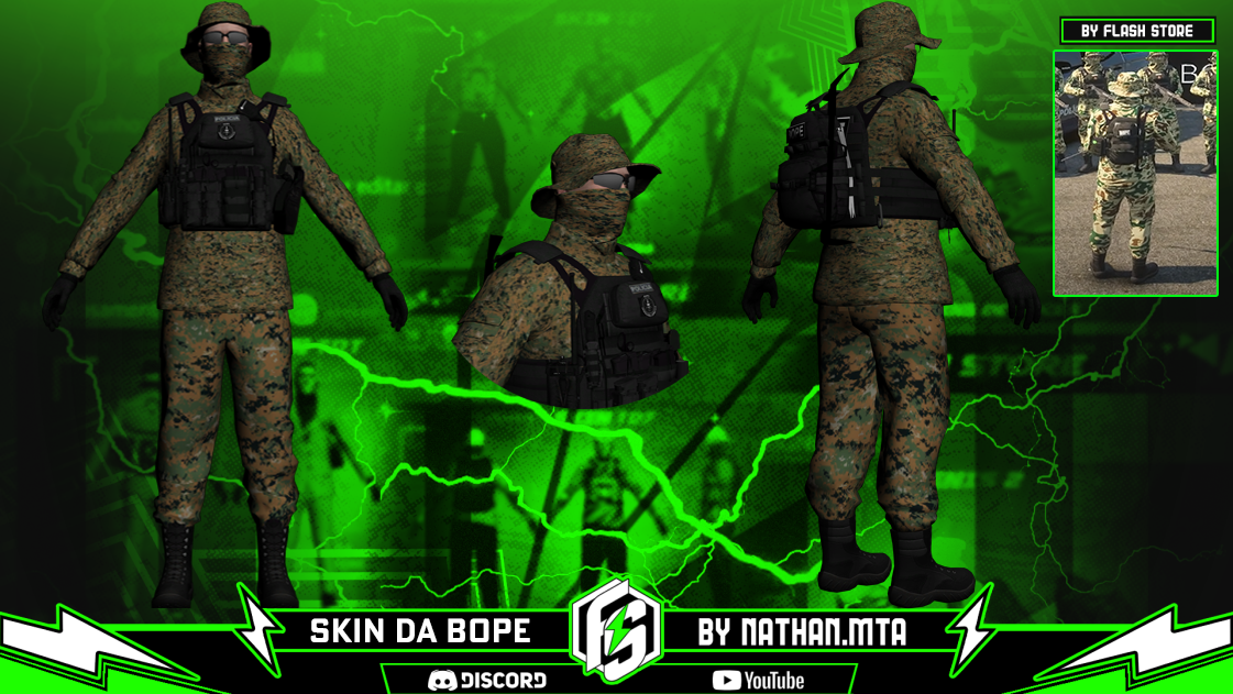 Skin camuflada do BOPE - MTA Brasil