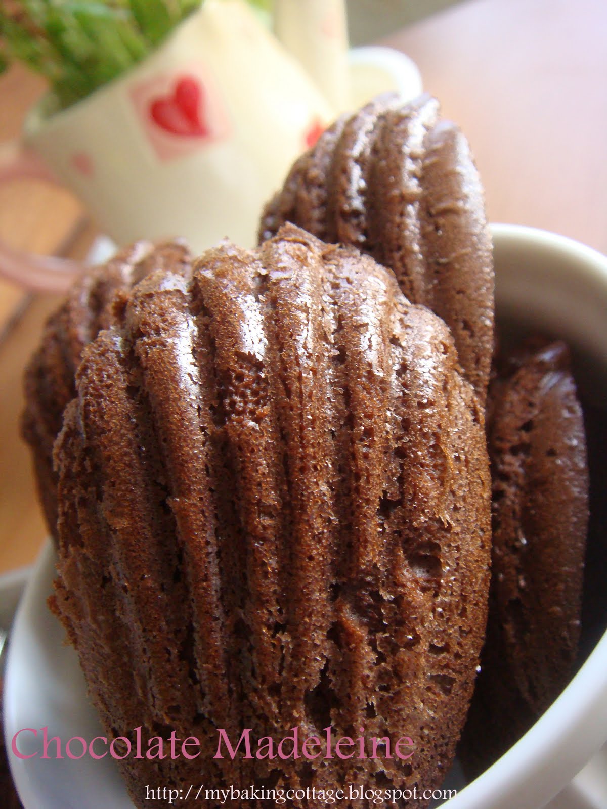 My Baking Cottage: Easy Chocolate Fix - Chocolate Madeleine