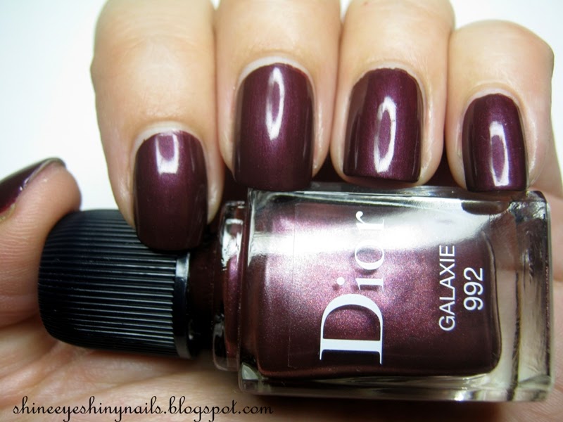 old: shine eye's shiny nails: dior galaxie 992 (mystic metallics)