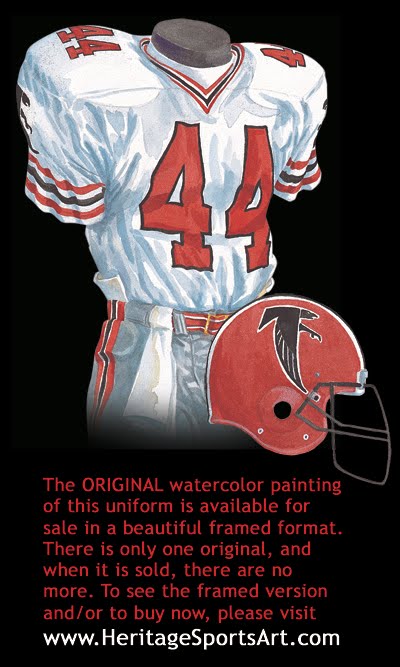 Atlanta Falcons Uniform and Team History | Heritage Uniforms and ...