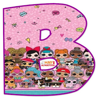 Alfabeto LOL Surprise. Cute LOL Surprise Abc. - Oh my Alfabetos!