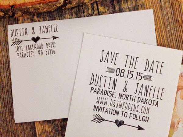 25 Save The Date Stamps for Wedding - Jayce-o-Yesta