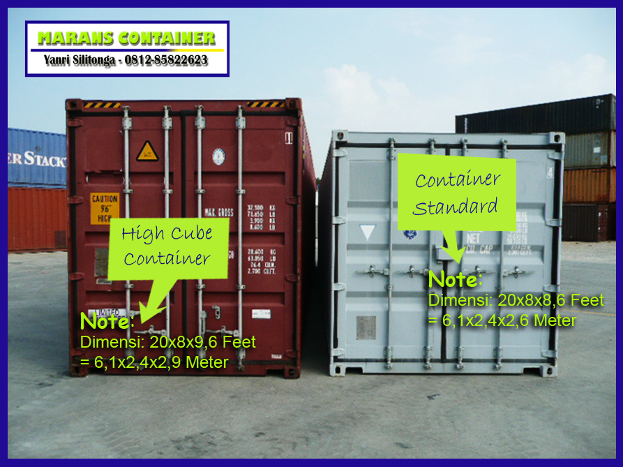 MARANS, JUAL dan SEWA KONTAINER BEKAS: Kontainer High Cube atau High ...