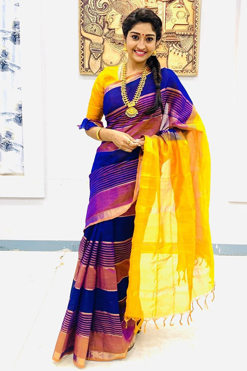 Serial Actress Neelima rani latest beautiful saree photoshoot