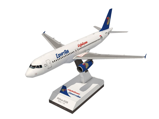 Airbus A320 EgyptAir Papercraft | Papercraft Paradise | PaperCrafts ...